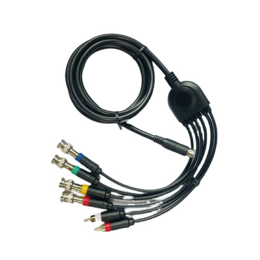 for Sega Saturn RGB/RGBS RCA Composite Cable for Sony PVM BVM NEC XM UPSCALER BNC Not Component (with BNC)