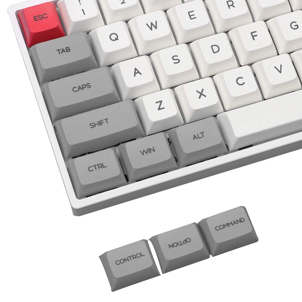 EPOMAKER SK64S Hot Swappable Bluetooth 5.1 Wireless/Wired Mechanical Keyboard with RGB Backlit, PBT Keycaps for Win/Mac/Gaming (Gateron Optical Brown, Grey White)