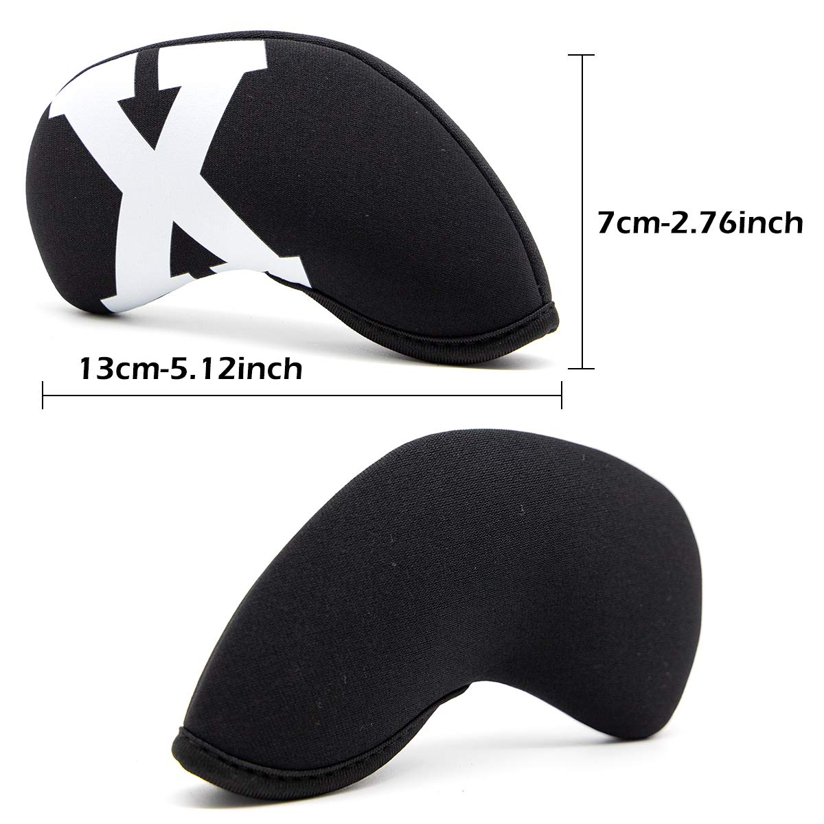 Golf Iron Covers,Golf Iron Head Covers with Colorful Number Neoprene Golf Iron Covers Set,Golf Club Head Covers for Iron Set Fit All Brands Golf Iron Headcovers 4/10pcs
