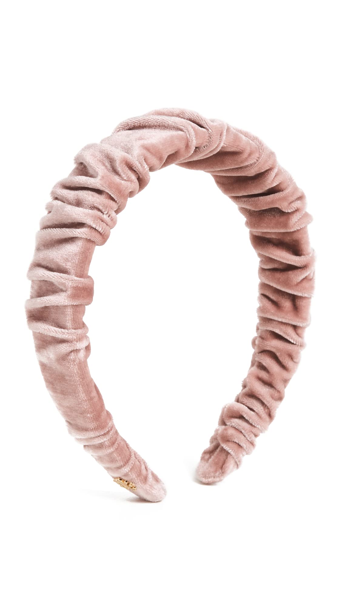 Lele Sadoughi Women's Velvet Kelly Headband, Dusty Rose, Pink, One Size