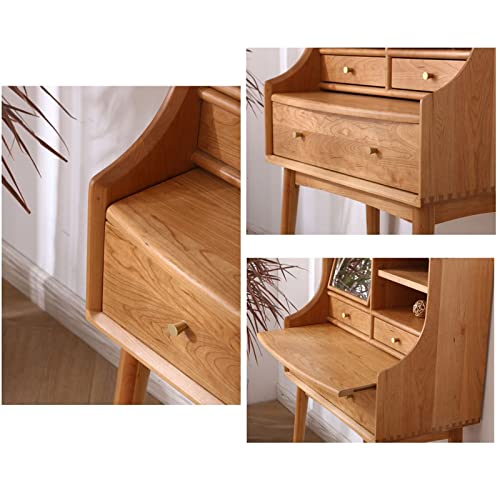 ZHIVIQ Vanity Set with 4 Drawers, Storage Shelf, Bedroom Bathroom Dressing Makeup Table Girls Women