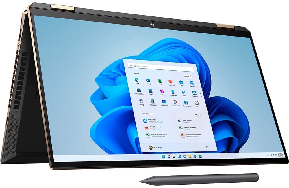 HP Spectre x360 15t OLED, 11th Gen i7-1165G7, Windows 11 PRO, 1TB SSD, 16GB, Bang & Olufsen, 15.6" Laptop PC, Black