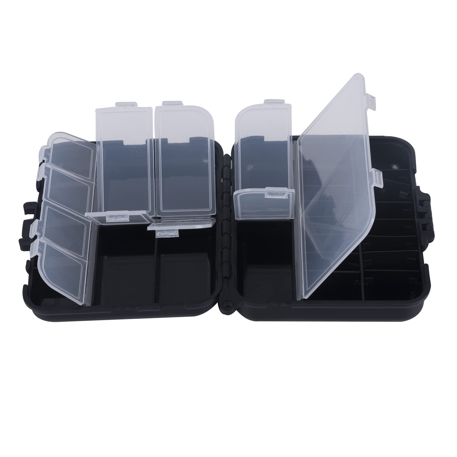 Goture Fishing Tackle Box - Placing Bait Plastic Small Case for Outdoor - Waterproof Portable Storage Container with 26 Compartments