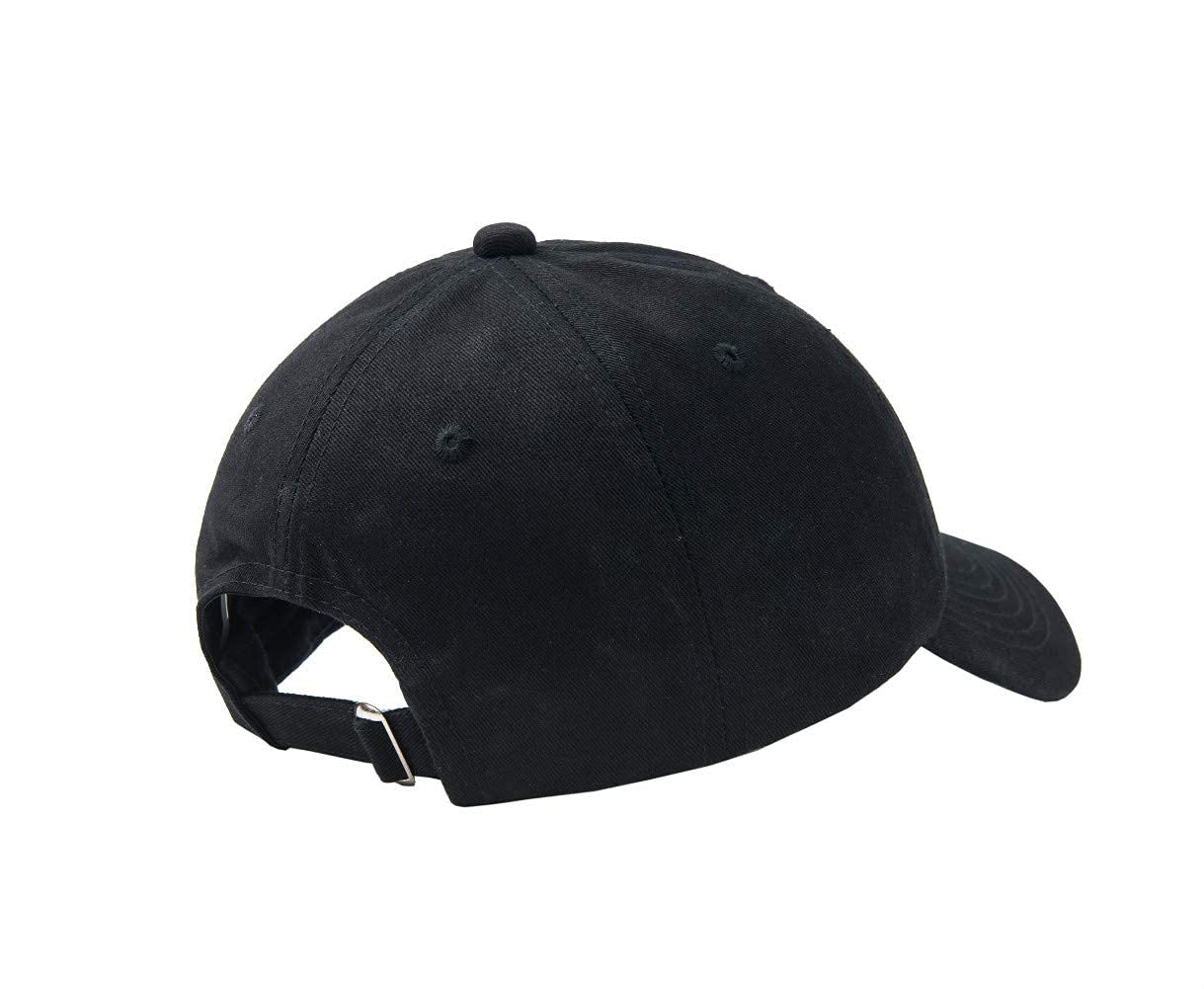 Hats for Men Classic Low Profile Adjustable Strapback Cotton Dad Hats Baseball Caps for Men and Women （Black）