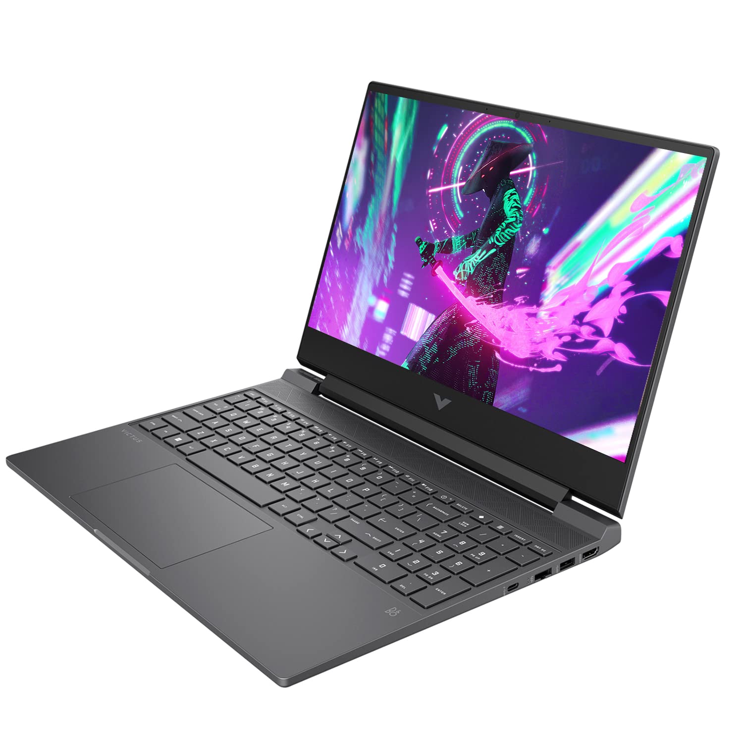 HP Victus Gaming Laptop, 15.6" FHD 144 Hz Display, 12th Gen Intel Core i5-12450H, GeForce GTX 1650 Graphics, 32GB RAM, 1TB SSD, RJ45, HDMI, SD Card Reader, Wi-Fi 6, Backlit KB, Windows 11 Home