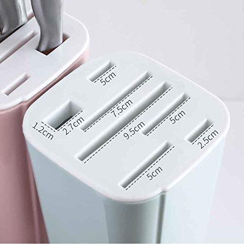 KLHDGFD Tool Holder Kitchen Knife Holder Kitchen Multifunction Plastic Knife Storage Rack Block Holder Stand Mount Stands for Knives (Color : Black-JoJo's Bizarre Adventure1)