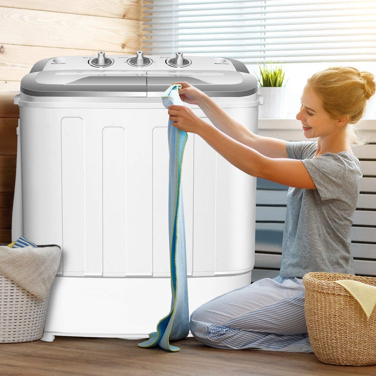 Generic EP24779 FUTADA Washing Machine, Gray