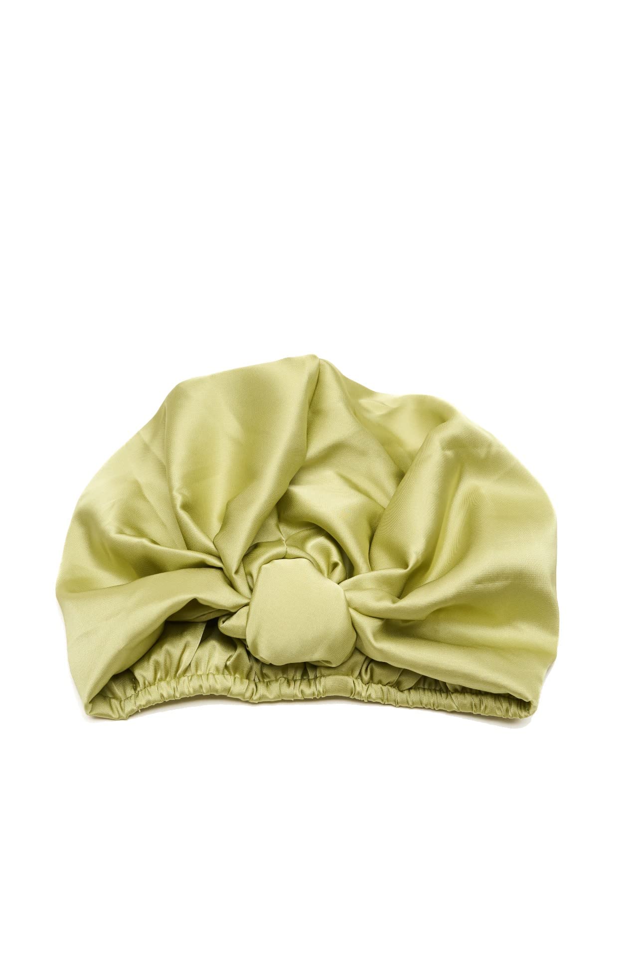 Grace Eleyae Women's Adjustable Satin Line Volume Knot Turban, Walnut