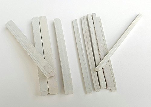 NA 27 Refills Flat Natural White Soapstone Mineral Thin Bulk Marker for Welders Textile Marking Tools, Each Perfect for Making Removable Markings on Steel Cast Iron Fabric