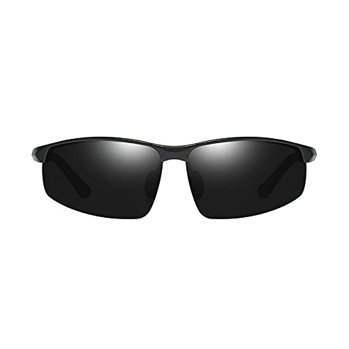willochra Aluminum Magnesium Polarized Full Reading Sunglasses,rectangle men women Stylish Readers driving Cycling Safety uv Protection (black, 300 magnification)