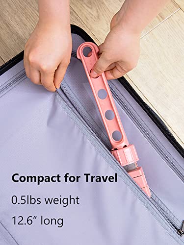 Window Frame Plastic Portable Clothes Rack, Multifunctional Laundry Drying Rack for Balcony, Bathroom, Closet, Travel, Hotel (Blue)