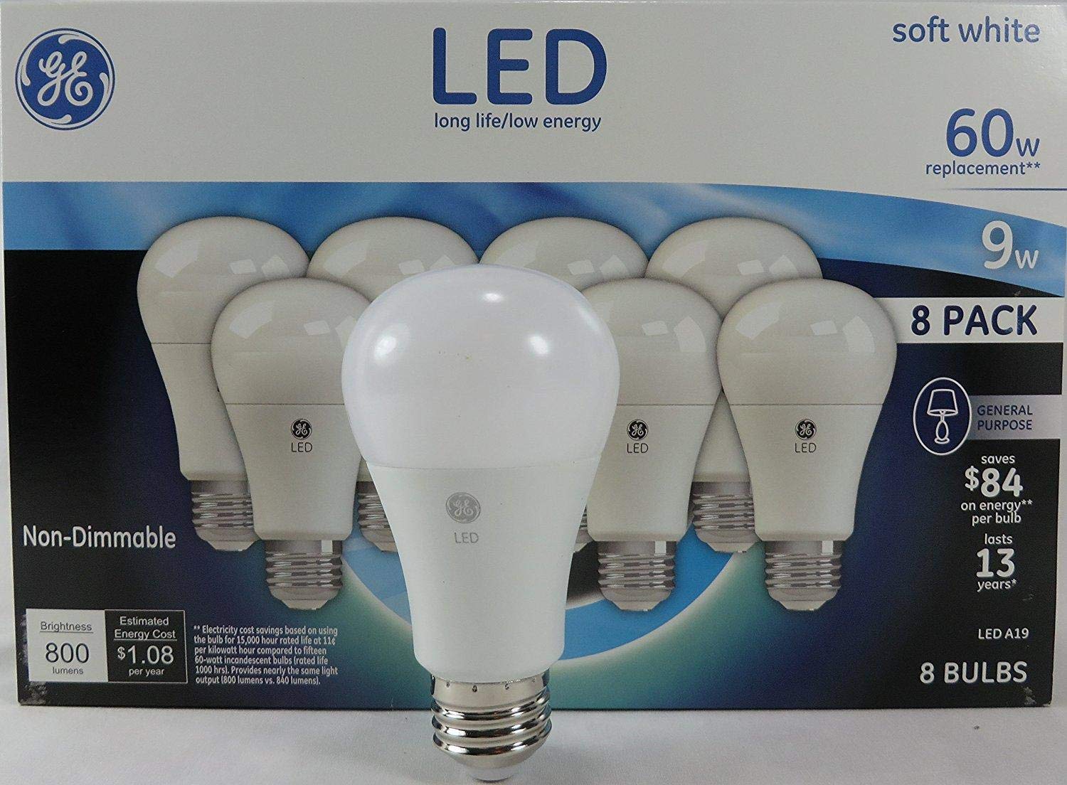 GE B071VFHXSY 60W Replacement Soft White LED (24 Pack)