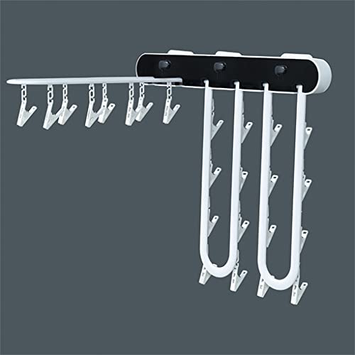 N/A Folding Multifunctional Clothes Rack Wardrobe Storage Rack Space Saving Clothes Rack (Color : D, Size