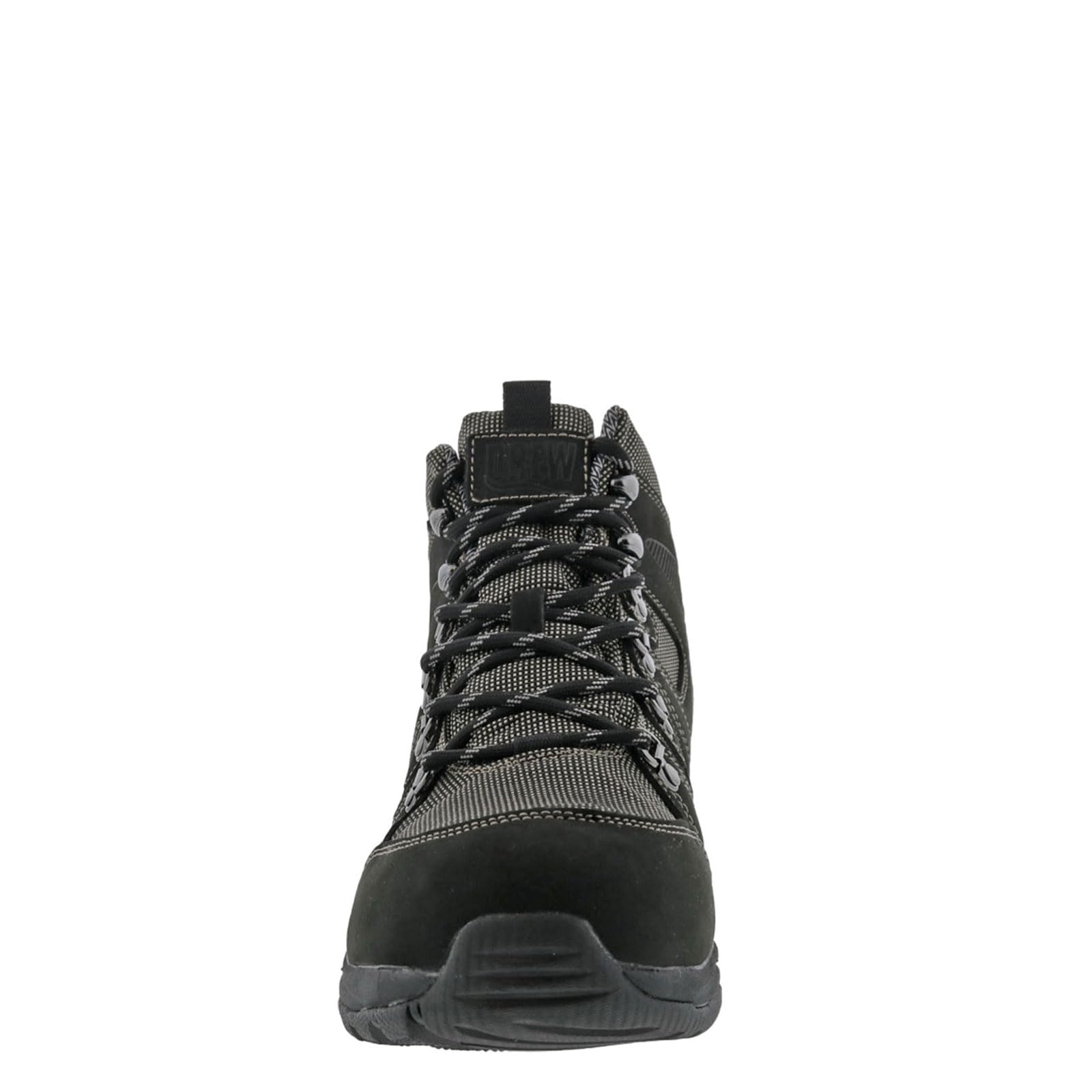 Drew Shoe Men's Trek waterproof and slip-resistant Extra-Depth Black Hiking Boot 11 6E US
