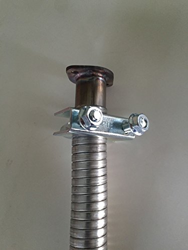 GenExhaust Compatible with Honda EU6500iS/EU7000iS Generator 1" Steel Exhaust Extension 10 inch Length.