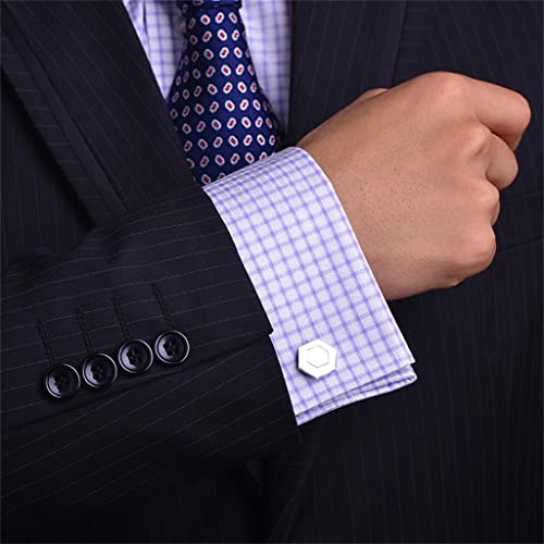 Jewelry Shirts Men's Cufflinks Cuff Nails Wedding Groom Button Shells Guest Clothing Accessories (Color : A, Size : 20 * 17mm) (A 20 * 17mm)