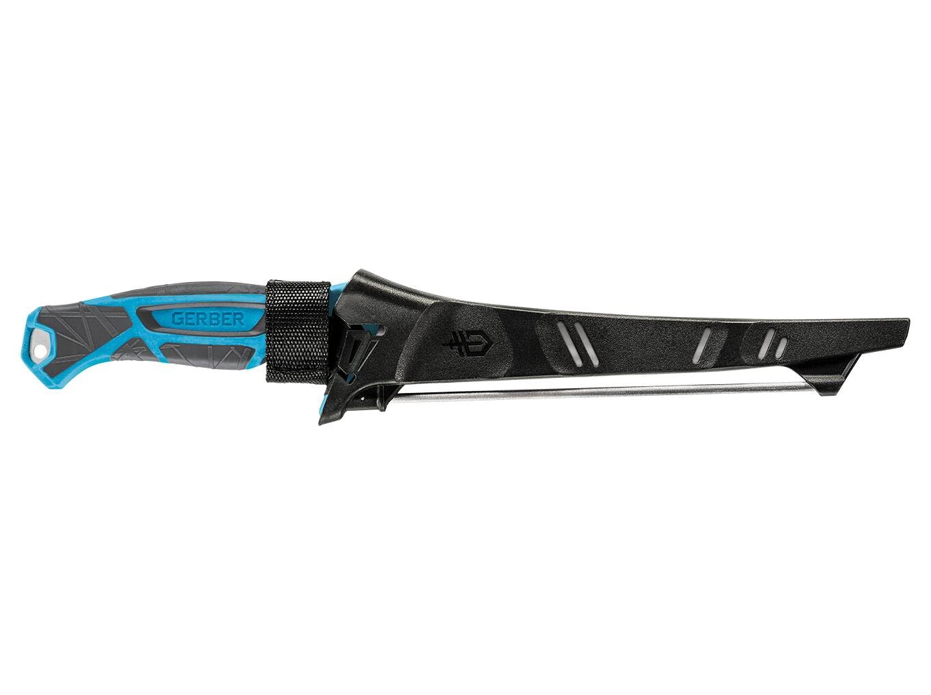 Gerber Gear Controller - Saltwater Fishing Fillet Knife for Fishing Gear - Cyan, 8 Inches