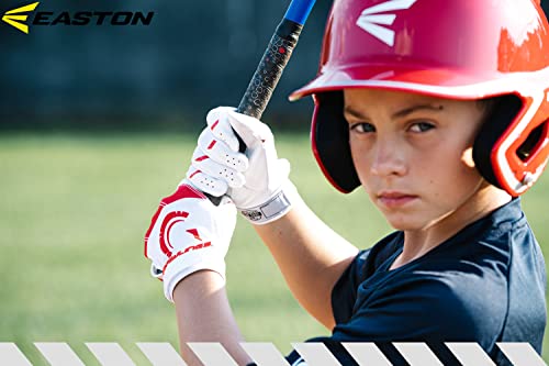 EASTON Z5 2.0 Baseball Batting Helmet, Junior, Gloss Red/Silver