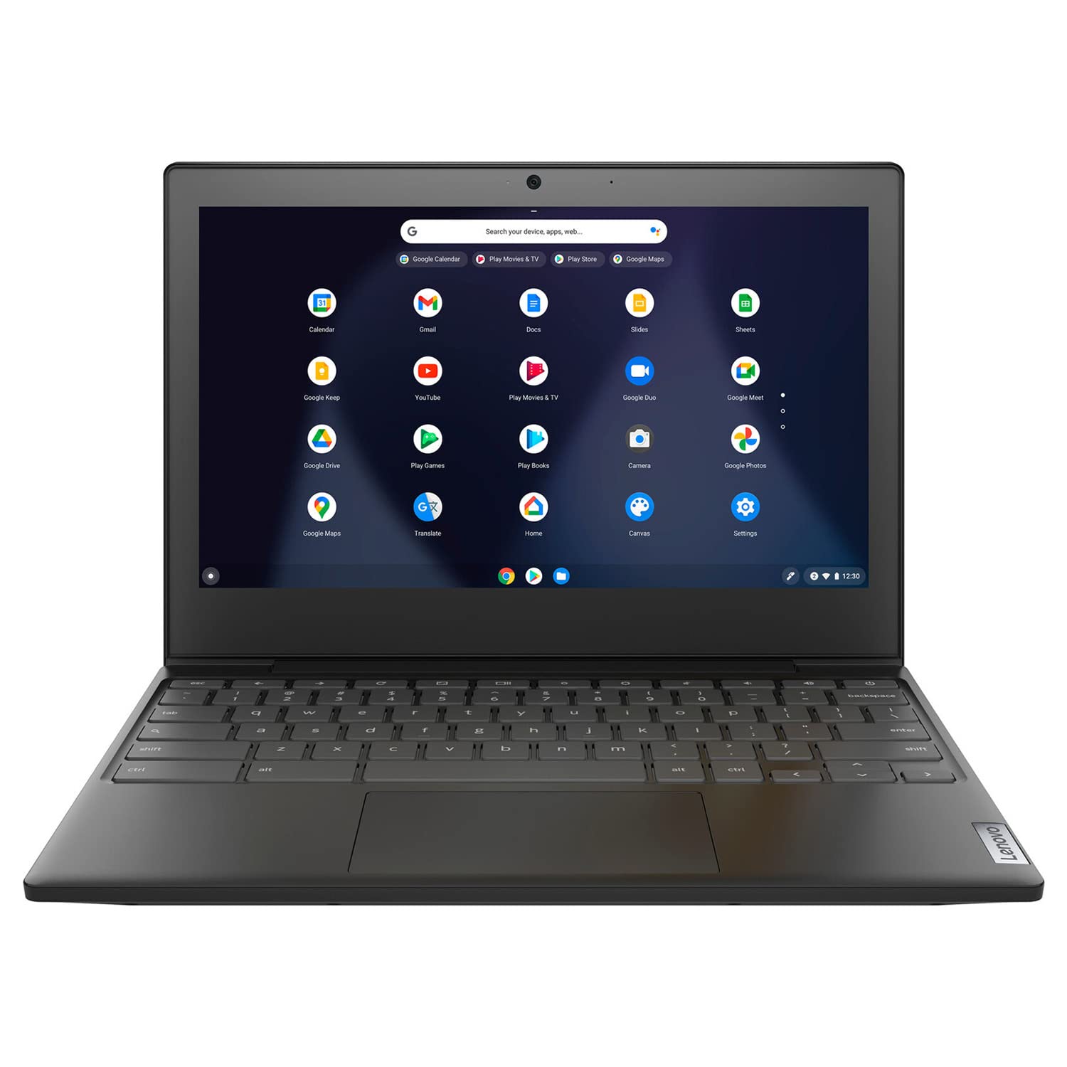 Lenovo Ideapad 3 Chromebook 11.6 inch HD Laptop, Intel Celeron N4020 Dual-Core Processor, 4GB RAM, 64GB eMMC + 128GB Micro SD Card, Wi-Fi 5, Bluetooth, Webcam, Chrome OS, Bundle with JAWFOAL