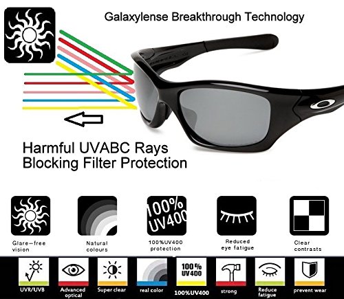 Galaxy Replacement lenses For Oakley Holbrook Polarized Multiple Color (Black)