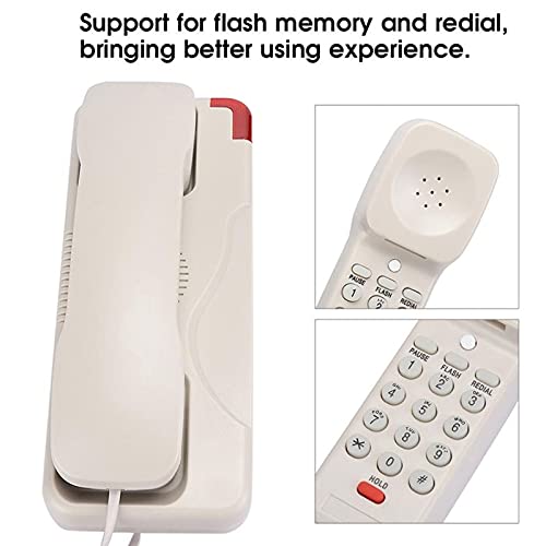 NAHDU Hotel Business Landline Phone Wall Mount Desktop Home Office Telephone Desk Landline Phone
