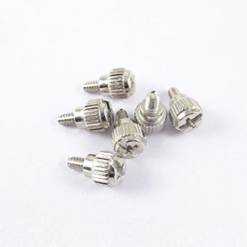 Knurled screw,10pcs 6#-32 * 5/6mmThread Teeth Length 5mm 6mm Computer Pc Case Cooling Fan Toolless Adjustment Screw Thumbscrews Thumb Screw M3.5 (Length : 5mm, Size : Black) ( Color : 5mm , Size : Bla