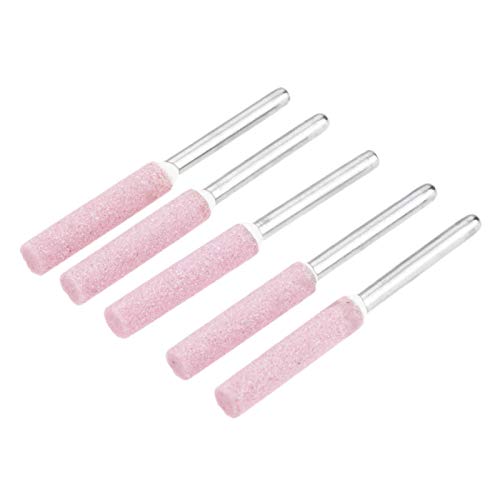 Replacement Part for M.C 5Pcs Chainsaw Sharpener Burr Grinding Stone File 3/16" 4.8mm Chain Saw Sharpening for Metal Polishing Chainsaw Sharpening
