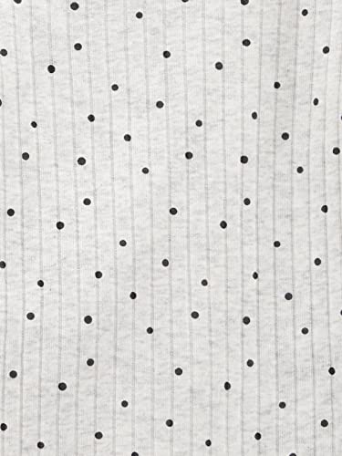 Simple Joys by Carter's Baby Girls' 4-Piece Textured Set, Animal Print/Grey, Newborn