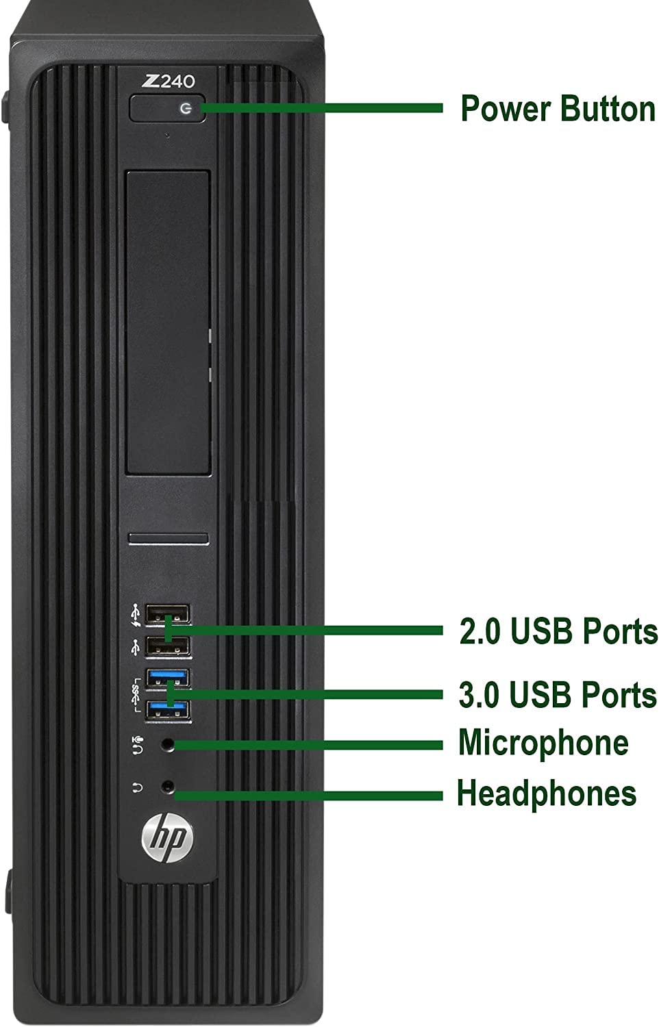 HP Z240 SFF Computer Desktop PC, Intel Core i5-7500 3.40GHz Processor, 16GB DDR4 Ram, 1TB SSD, WiFi | Bluetooth, Wireless Keyboard & Mouse, HDMI, Windows 10 Pro (Renewed)
