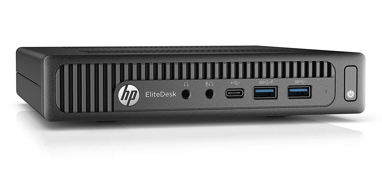 HP EliteDesk 800 G2 Desktop Mini PC, Intel Core i5 6500T 2.5Ghz, 16GB DDR4 RAM, 1TB SSD Hard Drive, USB Type C, Windows 10 (Renewed)