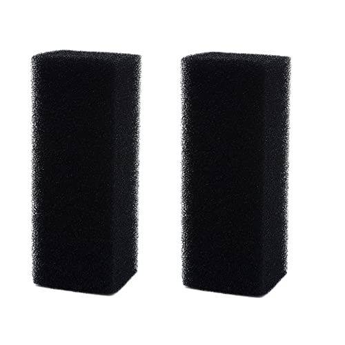 Replacement Sponge Foam with Ceramic Ring Filter Media Kit for AquaClear 110, Insert Foam Filter Pads fit for AC110 (2 Pcs Sponge with 5 lbs Ring)
