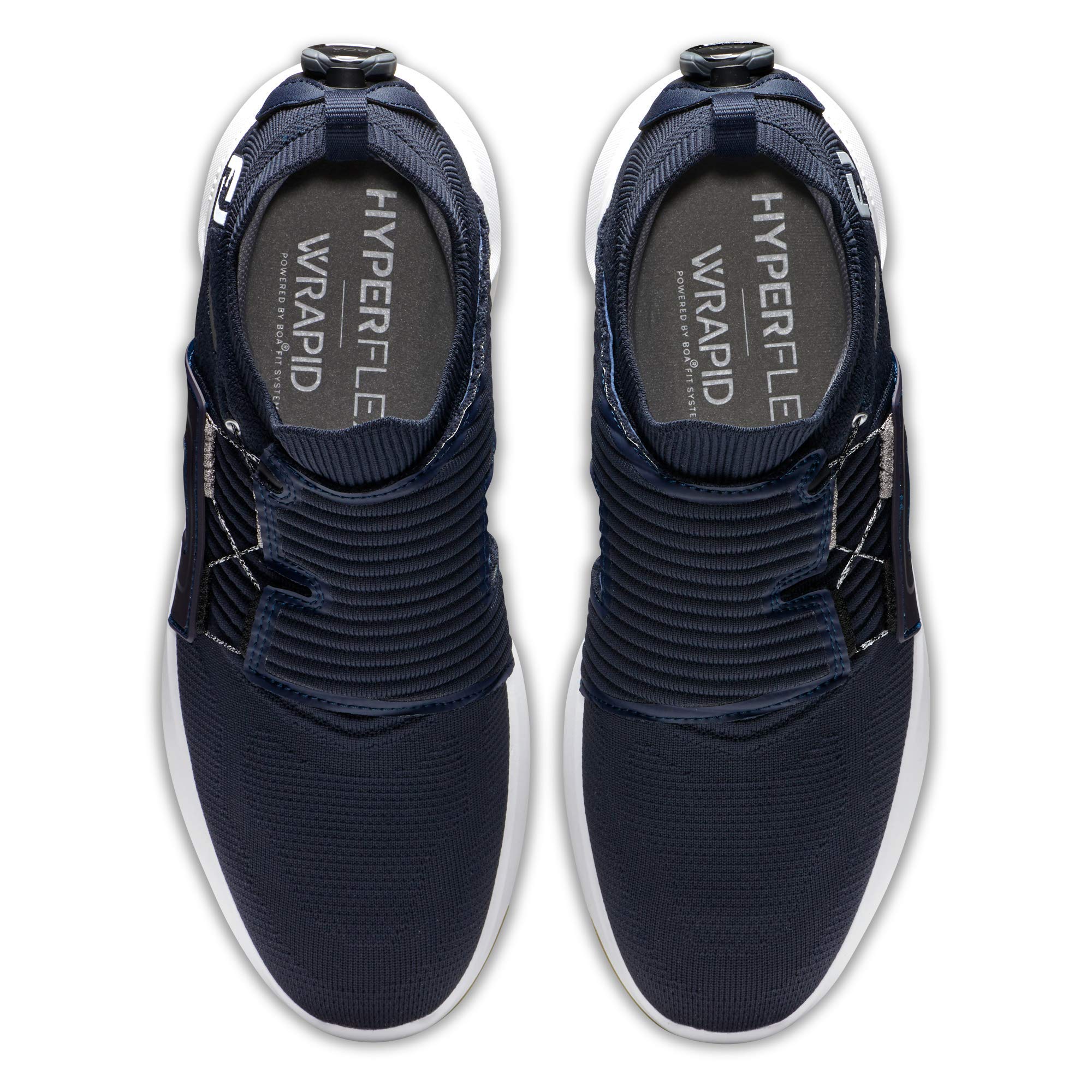 FootJoy Men's Hyperflex Boa Previous Season Style Golf Shoe, Midnight Blue, 8.5