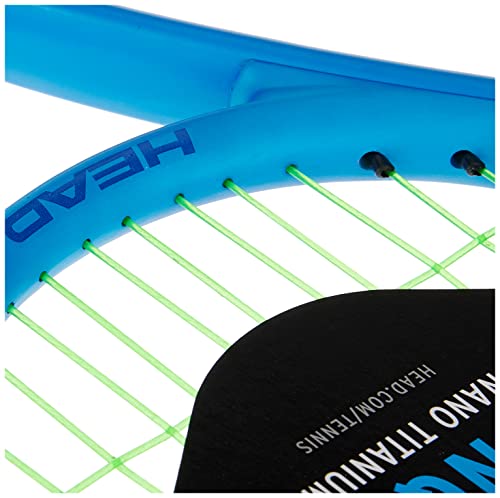 HEAD Ti. Conquest Tennis Racket - Pre-Strung Head Light Balance 27 Inch Racquet - 4 3/8 In Grip