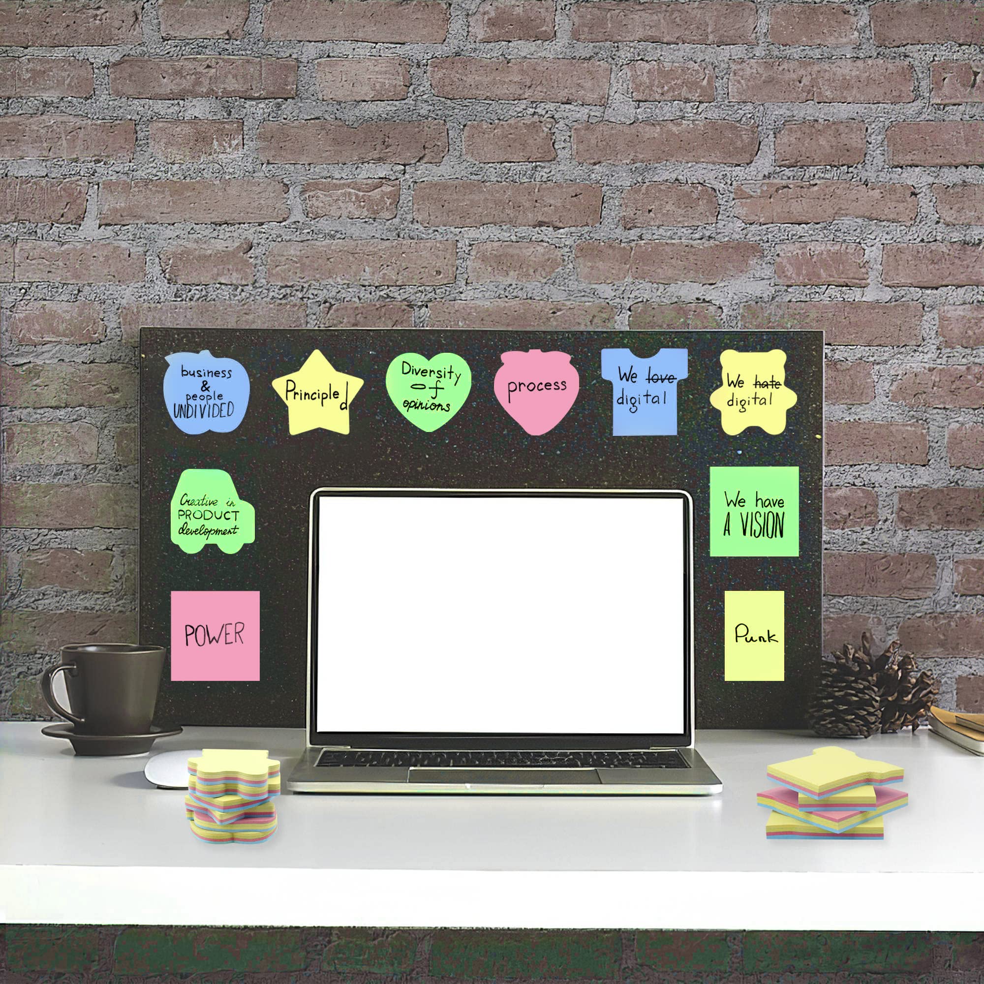 Holylight20 Pad Post it Notes, Cute Sticky Notes, Fun Sticky Notes, 3 x 3 Inches, 100 Pieces/Pad