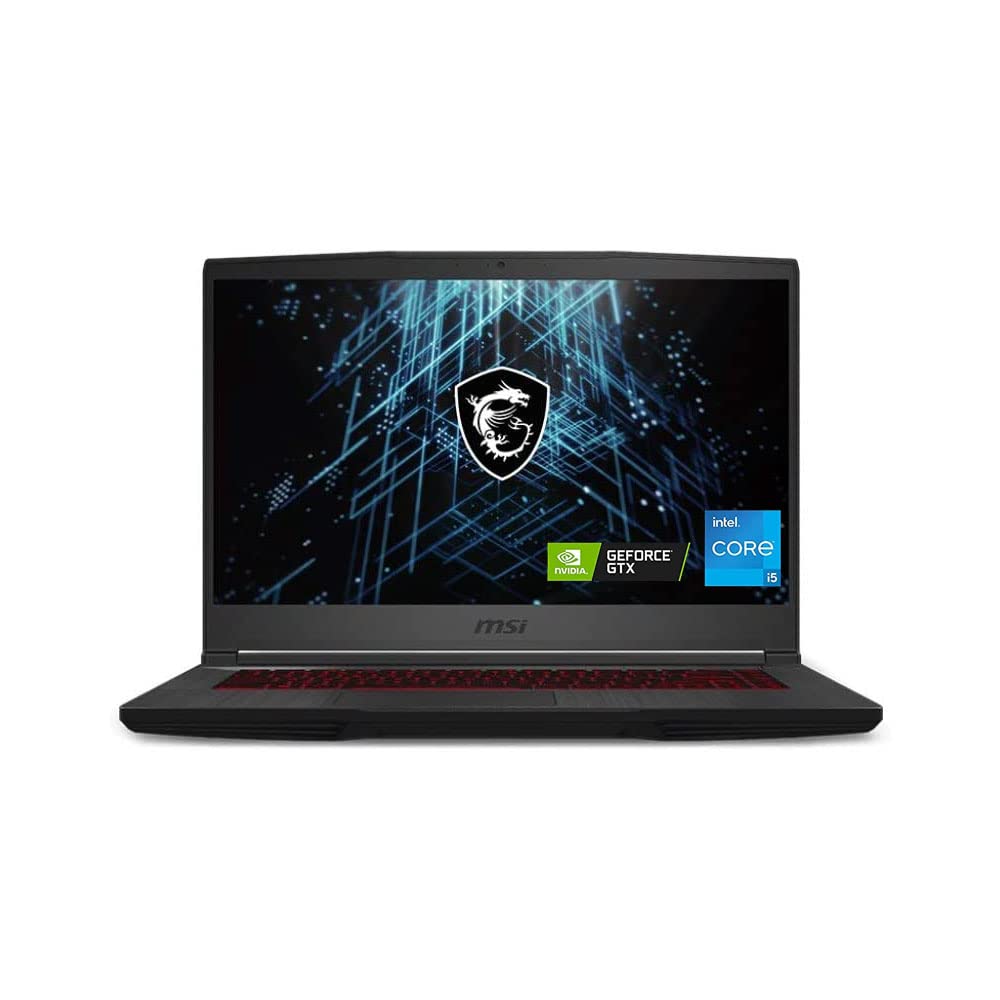 MSI 2023 Newest 15.6 Inch 144Hz Gaming Laptop, Intel Core i5-11400H, NVIDIA GeForce GTX 1650, 32GB RAM, 1TB SSD, Wi-Fi 6, Win 11, Bundle with JAWFOAL