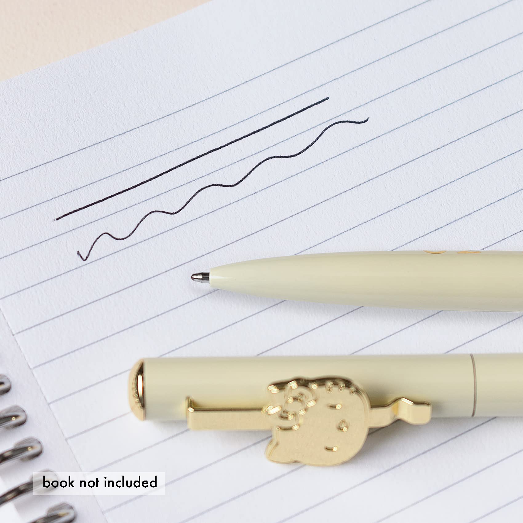 Erin Condren Ballpoint Pen - Hello Kitty Be Kind Design. Rich Bold Black Ink. Writes Smoothly on Most Surfaces. Writing, Drawing, and Journaling Pen