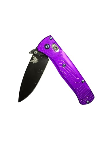 Purple, Top Topography Map, Billet Aluminum, Full Size Bugout, Gift for dad, Everyday Carry Knife Scales