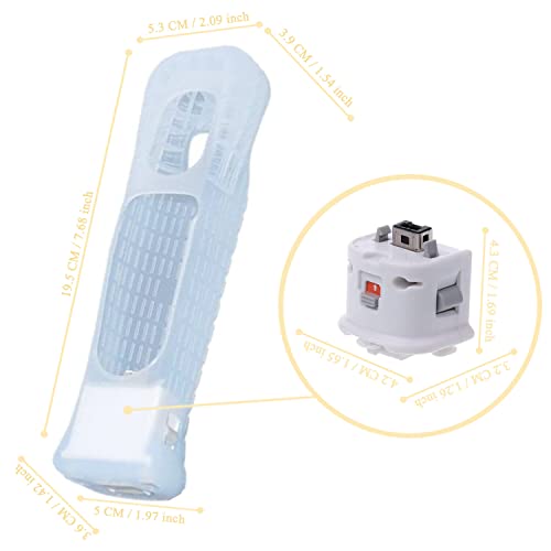 DTOL DT20182035 For Nintendo Wii Motion Plus - External Remote Motion Plus Sensor Controller Wii U Motion Plus White 1Pcs