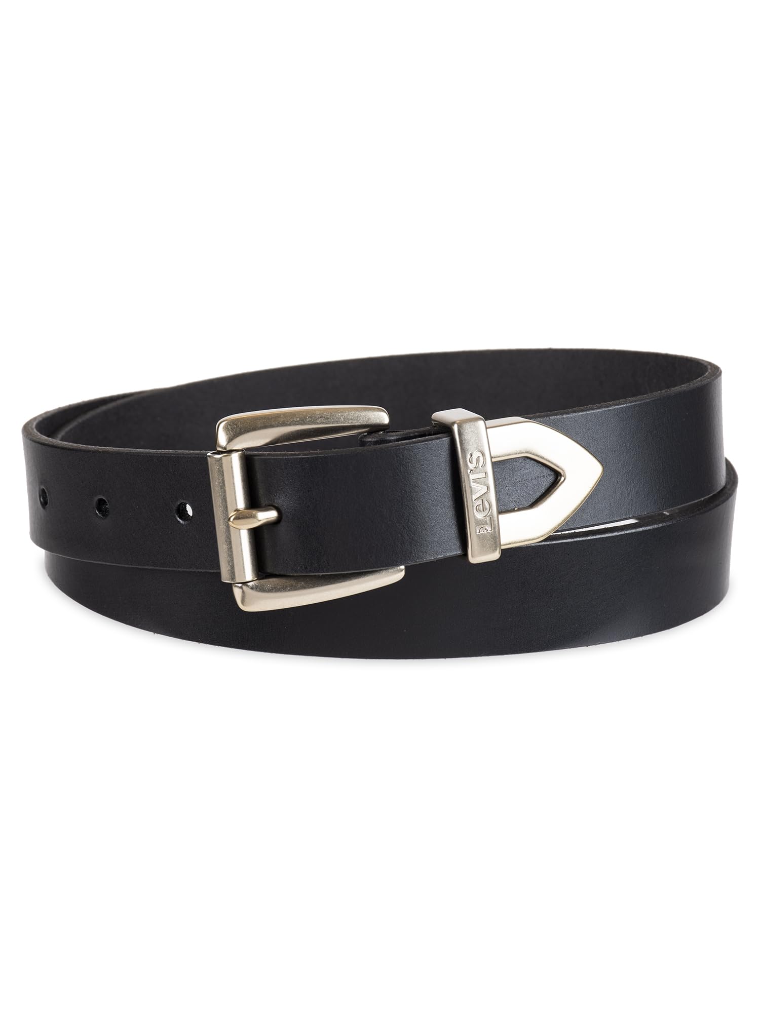 Levi's Women's Roller Buckle Casual Belt, Black Classic, Small