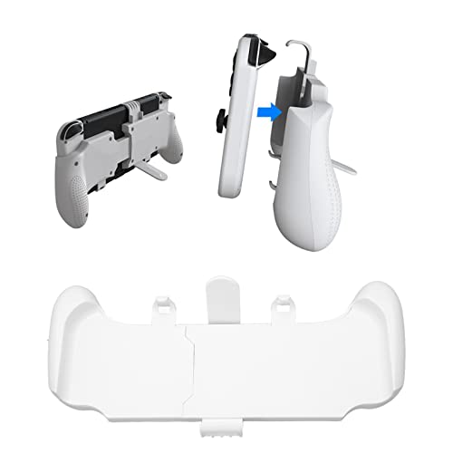 Game Console Protective Shell Grip, Retractable Hard Shell Practical Game Console Protective Shell Reserved Button Hole with Detachable Bracket for Game Machine