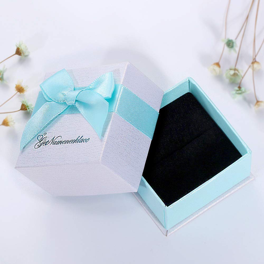Getname Necklace Engraved XOXO Love Ring Twist Ring Mother Rings with 2-5 Simulated Birthstones Sterling Silver Rings Customized and Personalized Silver 8