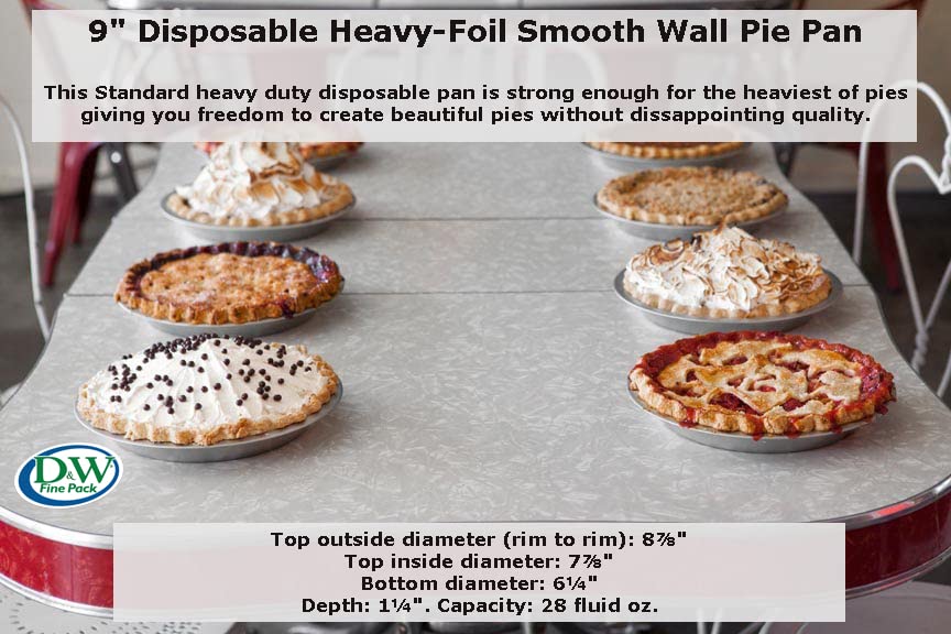KitchenDance Disposable aluminum foil Pie Pan - 9 Inches Heavy Duty Reusable Aluminum Foil Pie Pan Perfect for Baking, Cooking, Food Preparing, Oven Safe Foil baking Pan, 509, Pack of 10