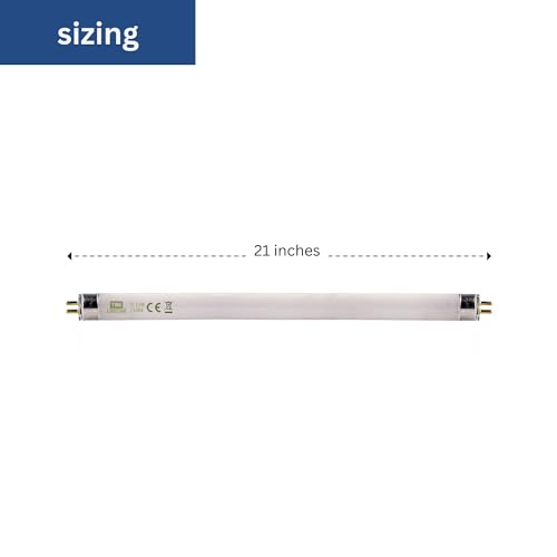 TBE LIGHTING 13w / 21 inch Soft White 3500K Tubes - F13T5/D Fluorescent Tube Lamps 21''- CFL Bulbs - G5 2-Pin Base Fittings - T5 High Efficiency Lamps (4-Pack)