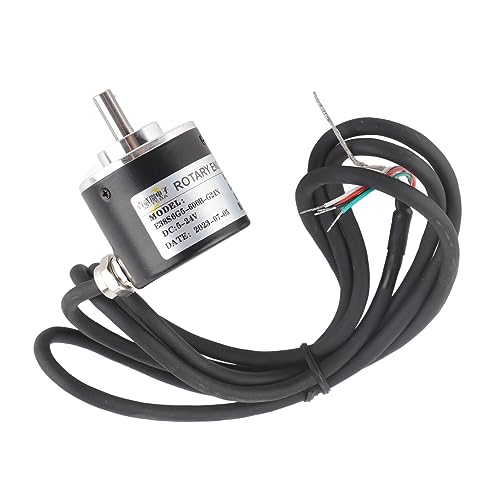 Magnetoelectric Incremental Rotary Encoder Wide Voltage AB Two Phases Shaft 6mm 600P/R DC5V-24V