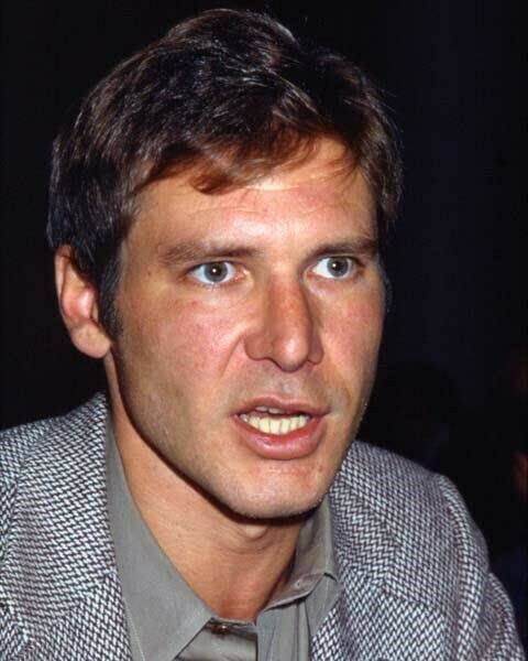 Harrison Ford in open shirt & sports jacket 1970's press conference 11x17 poster