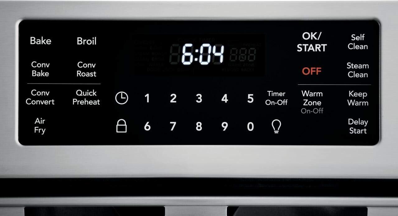 Frigidaire FGEH3047VF Gallery Series 30" Electric Range with 5 Elements, 5.4 Cubic ft. Capacity Convection Oven, in Stainless Steel