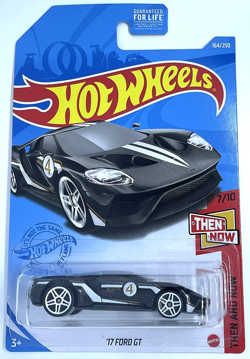 Hot Wheels- '17 Ford GT- Then and Now 7/10 [Black] -164/250