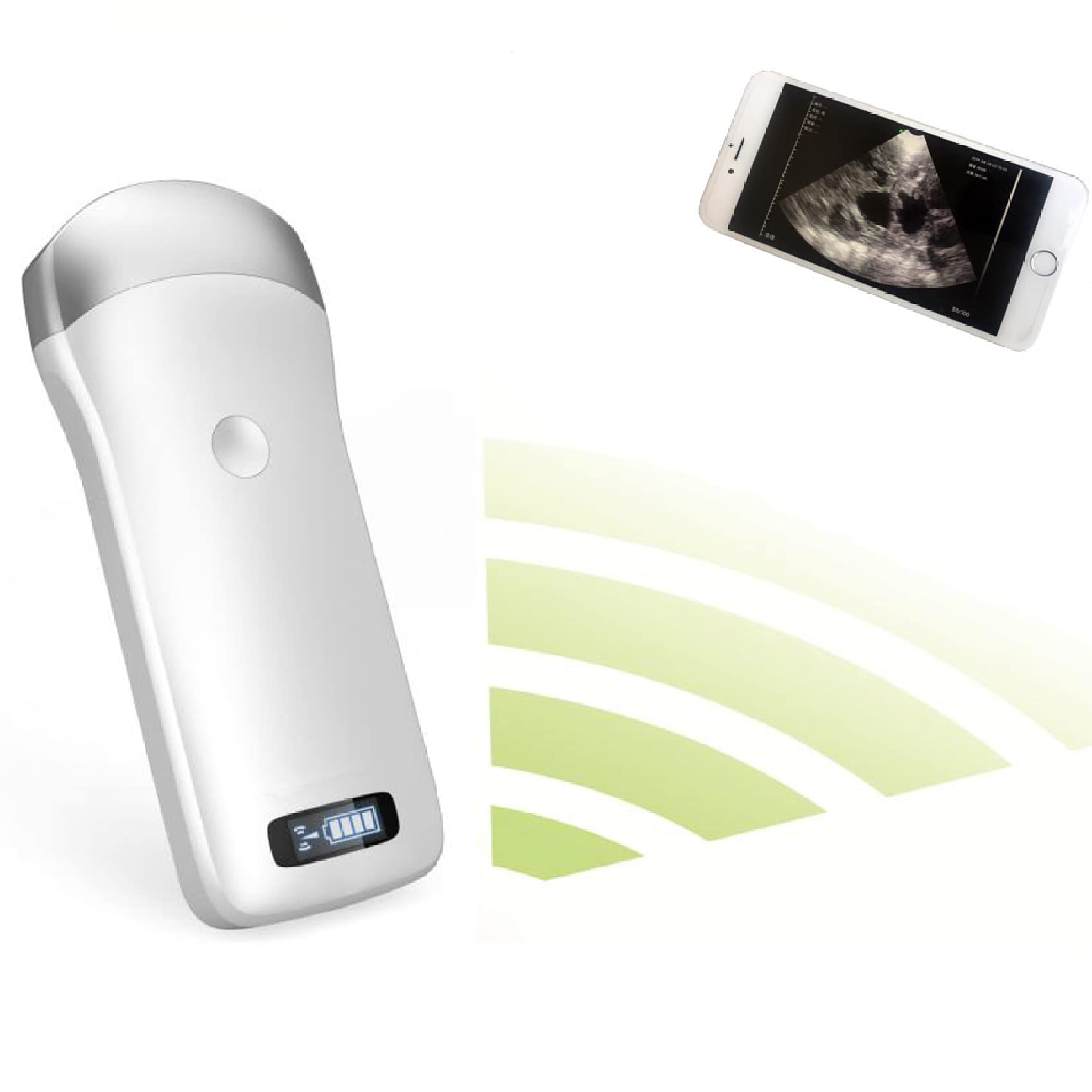 LXT PANDA Portable Wireless Ultrasound Scanner, Handheld Waterproof Ultrasound Pregnancy Test Machine with Electronic Convex Vibration Probe for Sheep Dog Cat and Pig