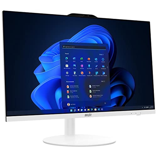 MSI PRO AP272 AIO Desktop, 27" FHD IPS-Grade LED, Intel Core i7-12700, 16GB Memory, 250GB SSD, WiFi 6, BT 5.1, Black, 3-YR Warranty, Windows 11 PRO (12M-030US)