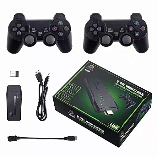 LFT cross-border m8 game console Y3 Ubao 2.4G wireless PS1 video game console HDMI HD 4K20000 games (黑色128G大封装)